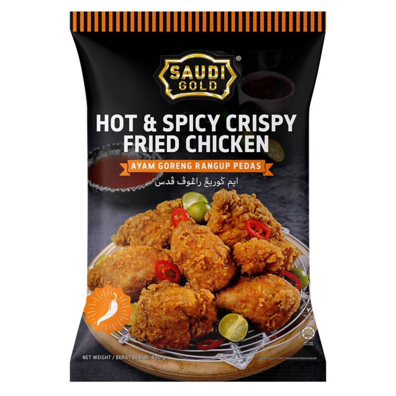 Hot & Spicy Crispy Fried Chicken 800 g – SAUDIGOLD GROUP BERHAD | Saudi ...
